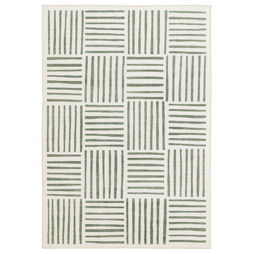 DaisieRugStudio Green Naila Machine Washable Indoor/Outdoor Rug ...