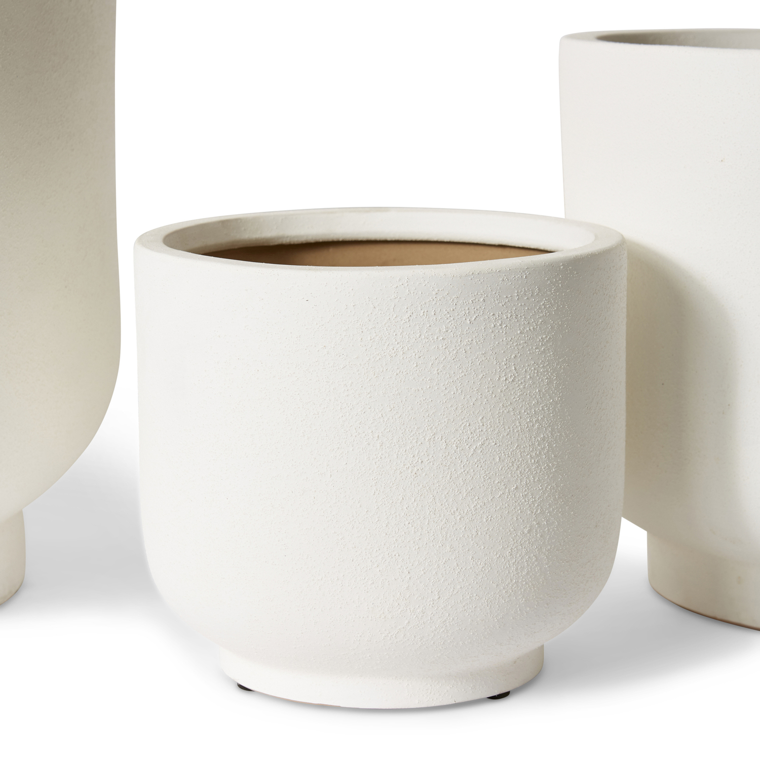 3 Piece Julane Ceramic Planter Set | Temple & Webster