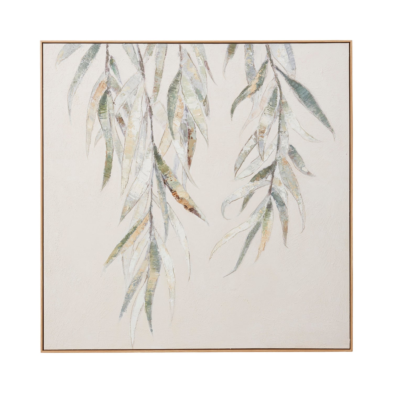 Willow Hand Painted Framed Canvas Wall Art | Temple & Webster