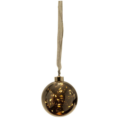 Battery Operated LED Glass Bauble | Temple & Webster