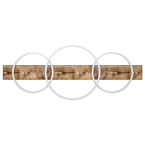 Eglo Boyal 3 Light LED Flush Mount Ceiling | Temple & Webster