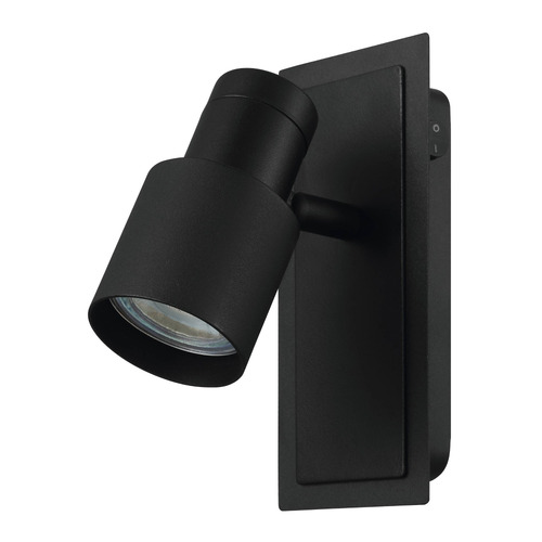 Eglo Davida II Steel Adjustable Wall Spotlight | Temple & Webster