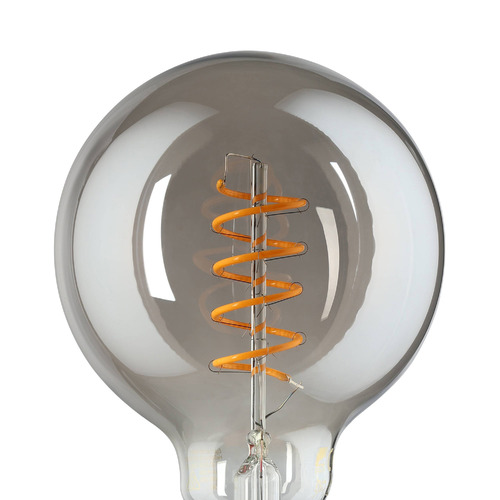 Black G95 E27 Dimmable LED Bulb | Temple & Webster