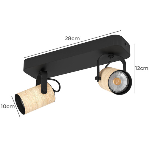 Eglo Cayuca 2 Light Bar Spotlight | Temple & Webster