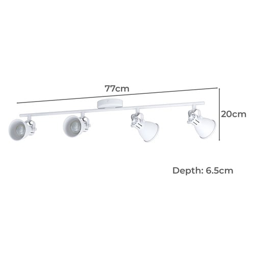 Eglo Seras 4 Light Bar Spotlight | Temple & Webster