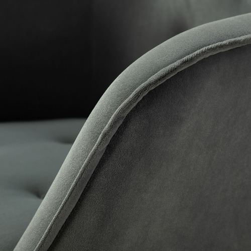 Kelly Velvet Office Chair | Temple & Webster