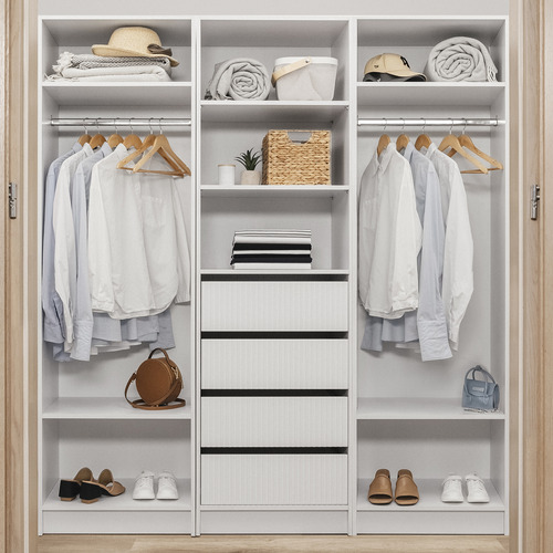 Malmo Fluted Built-In Wardrobe | Temple & Webster