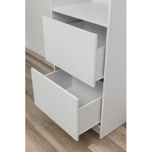 European_Cabinetry Basel Fluted Built-In Wardrobe | Temple & Webster