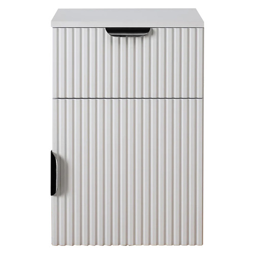 Brunswick Fluted Bedside Table | Temple & Webster