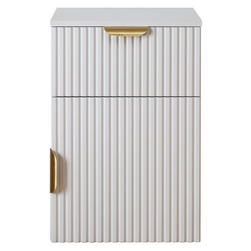 Brunswick Fluted Bedside Table | Temple & Webster