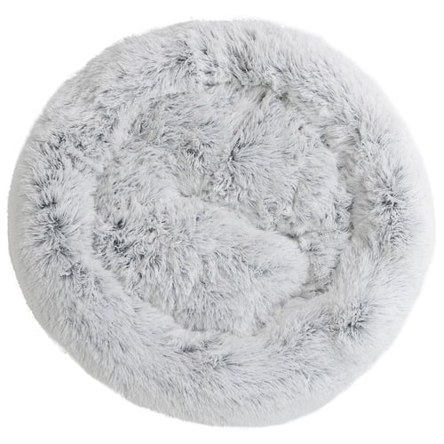 Lulu and Boo Oval Faux Fur Pet Bed | Temple & Webster