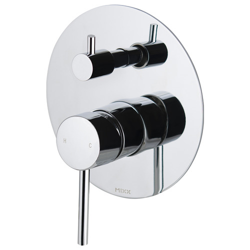 MIXX Tapware Anise Shower/Bath Wall Mixer Diverter | Temple & Webster