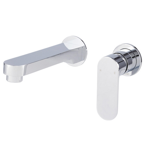 Saffron Round Basin Wall Mixer Set | Temple & Webster