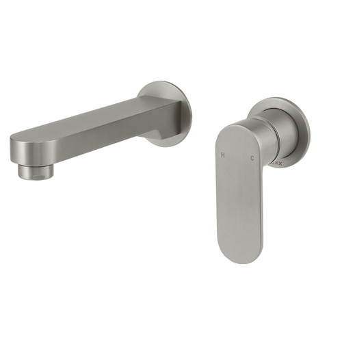 Saffron Round Basin Wall Mixer Set | Temple & Webster