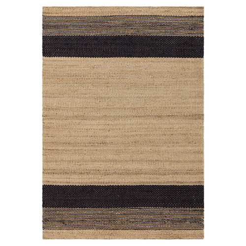 Charcoal Cedar Hand-Woven Jute Rug | Temple & Webster