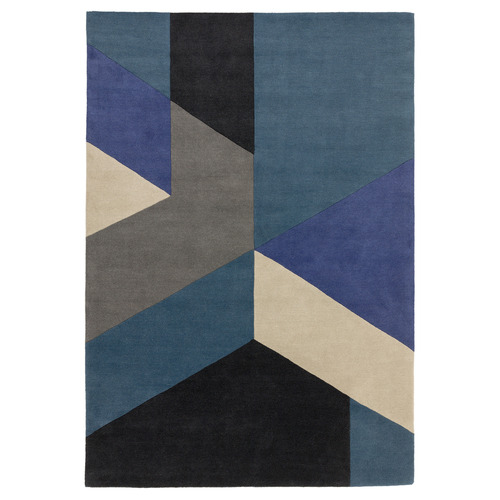 Reef Big Geo Hand-Tufted Wool Rug | Temple & Webster