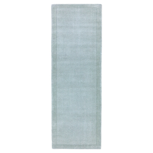Duck Egg York Hand-Woven Wool Runner | Temple & Webster