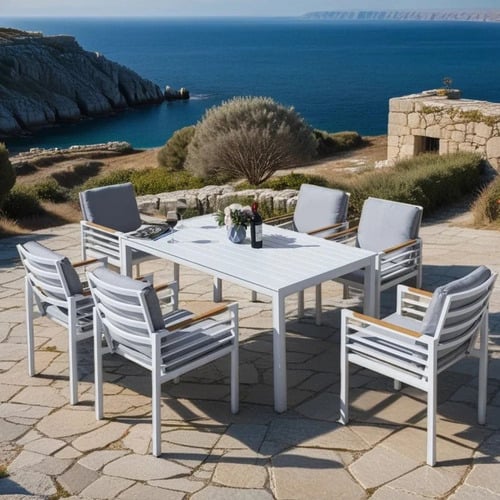 6 Seater Prosca Outdoor Dining Set | Temple & Webster