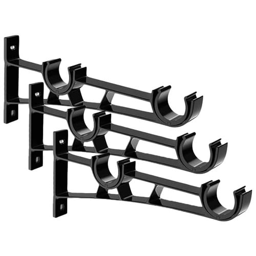 Innov Drape Steel Double Brackets | Temple & Webster