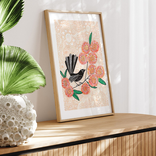 Darling Art Djidi Djidi Dreaming Framed Paper Print Wall Art | Temple ...