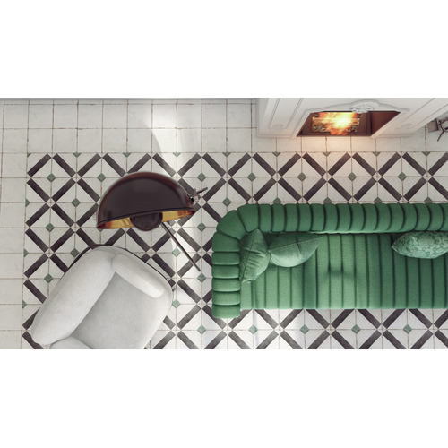 Isabella Matt Frame Porcelain Tile | Temple & Webster