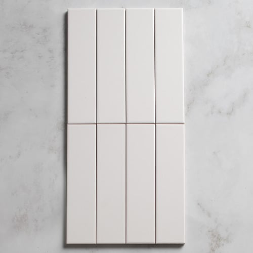 Hiroshi Matt White Subway Ceramic Tile | Temple & Webster