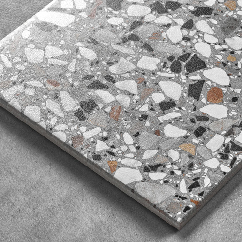 Broome Matt Azzurro Terrazzo Look Porcelain Tile | Temple & Webster