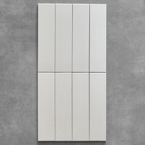 Alessia Tiles Hanna Matt Off-White Subway Ceramic Tile | Temple & Webster