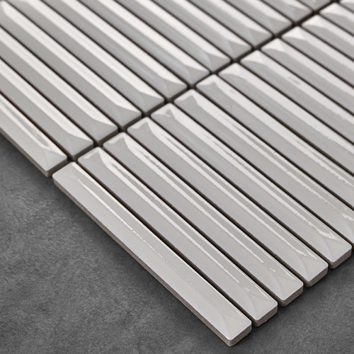 Akira White Kit Kat Porcelain Mosaic Tile | Temple & Webster