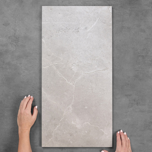 Cooper Grey Rectangle Porcelain Tile | Temple & Webster