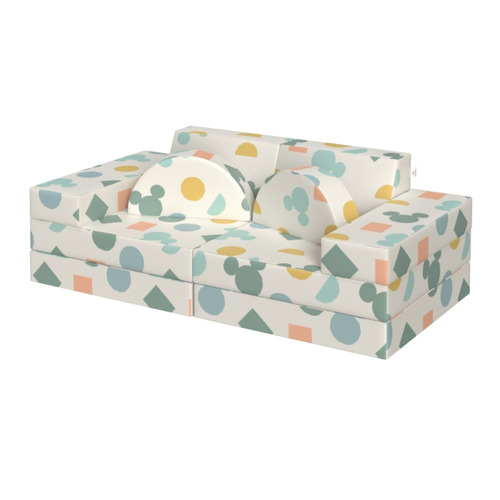 DisneyHome Disney Home 14 Piece Kids' Mickey Mouse Modular Play Sofa ...