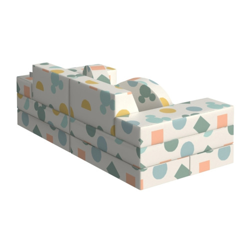 DisneyHome Disney Home 14 Piece Kids' Mickey Mouse Modular Play Sofa ...