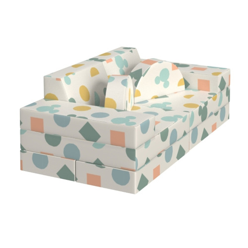 DisneyHome Disney Home 14 Piece Kids' Mickey Mouse Modular Play Sofa ...