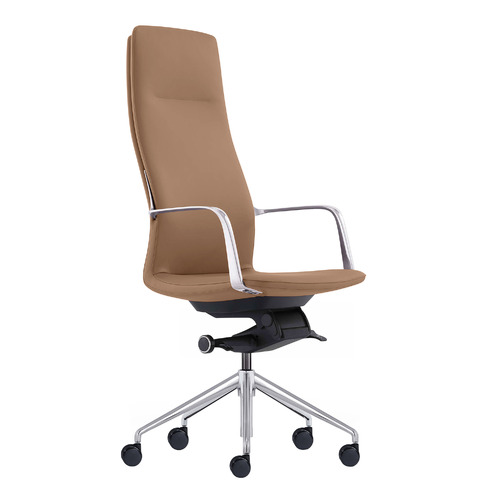 Million High Back Leather Executive Chair | Temple & Webster