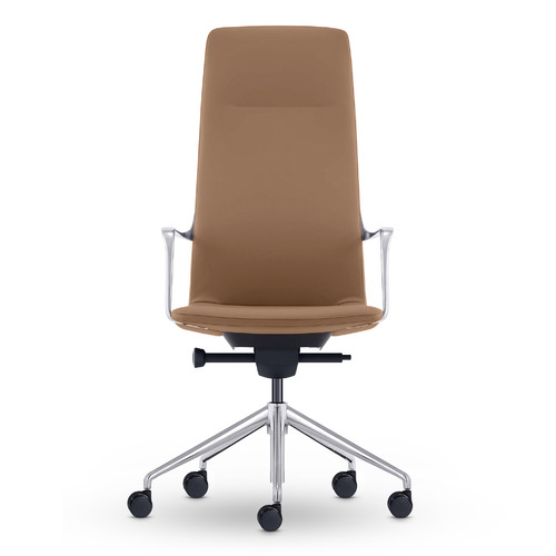 Million High Back Leather Executive Chair | Temple & Webster