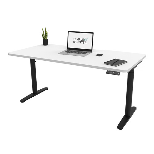 Herschel 130cm Round Sit & Stand Desk | Temple & Webster