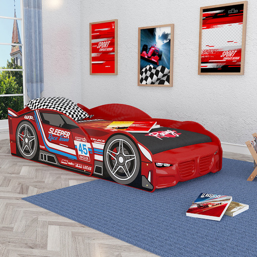 Western Designs Mach Long Single Adjustable Racing Car Bed | Temple ...