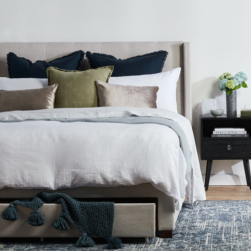 Western Designs Atlanta Queen Bed with Storage | Temple & Webster