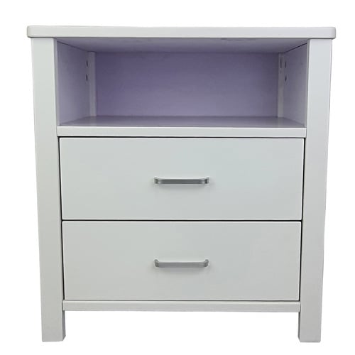 Western Designs White Leo Bedside Table | Temple & Webster