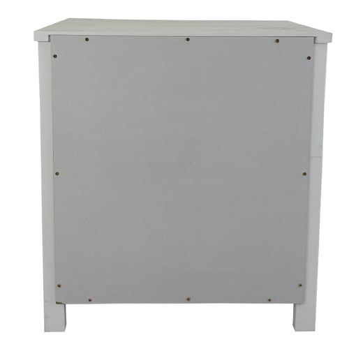 Western Designs White Leo Bedside Table | Temple & Webster