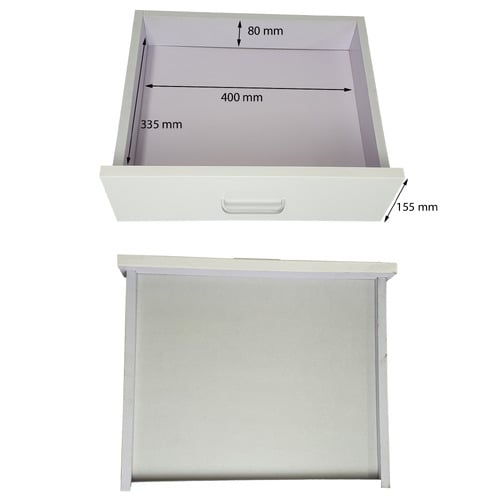 Western Designs White Leo Bedside Table | Temple & Webster