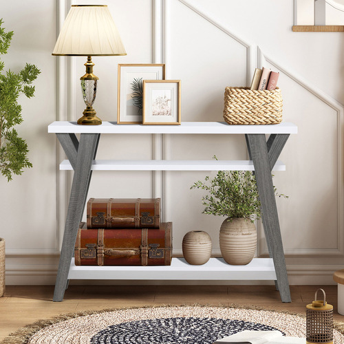 Haven Cove Dawson 3 Tier Console Table | Temple & Webster