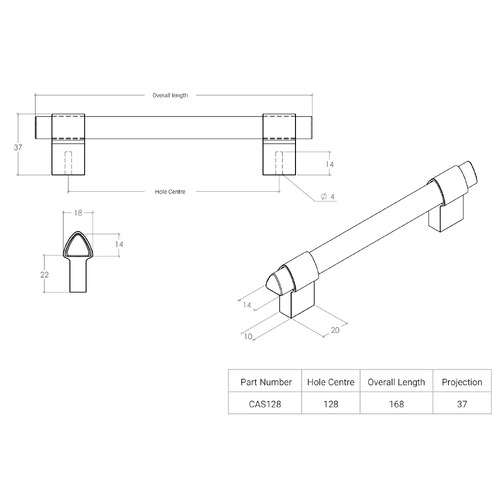 Momo Casper Handle Package | Temple & Webster