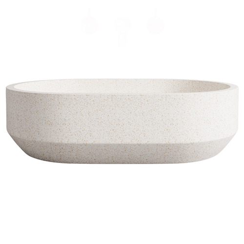 Eden 450mm Oval Terrazzo Above Counter Basin | Temple & Webster Eden 450mm Oval Terrazzo Above Counter Basin | Temple & Webster