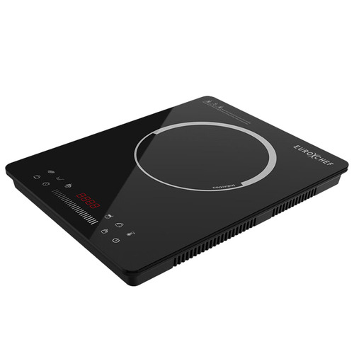 Crystal Glass Touch Slider Portable Induction Cooktop | Temple & Webster