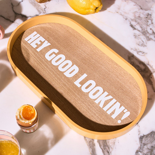 Sunnie Hey Good Looking Serving Tray | Temple & Webster