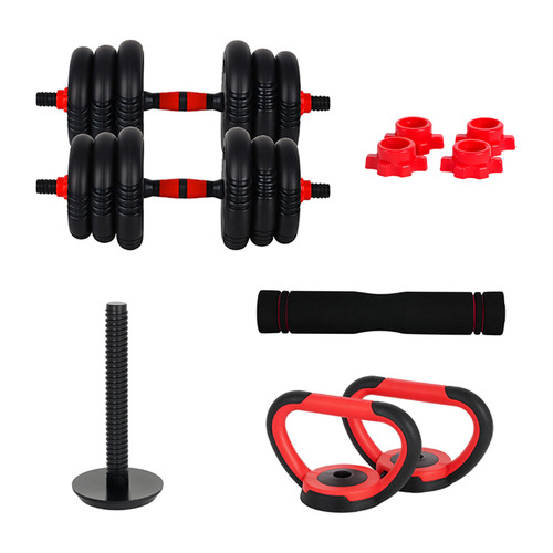 22 Piece 20kg Gunner 5-in-1 Adjustable Dumbbell Set | Temple & Webster