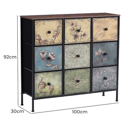 AroyaHome Vivienne 9 Drawer Chest | Temple & Webster