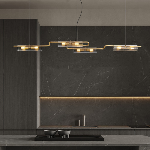 Brock Iron 8 Light Pendant | Temple & Webster