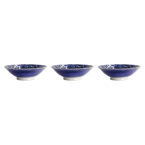 Blue Japonism Carp Porcelain Menbachi Bowls | Temple & Webster